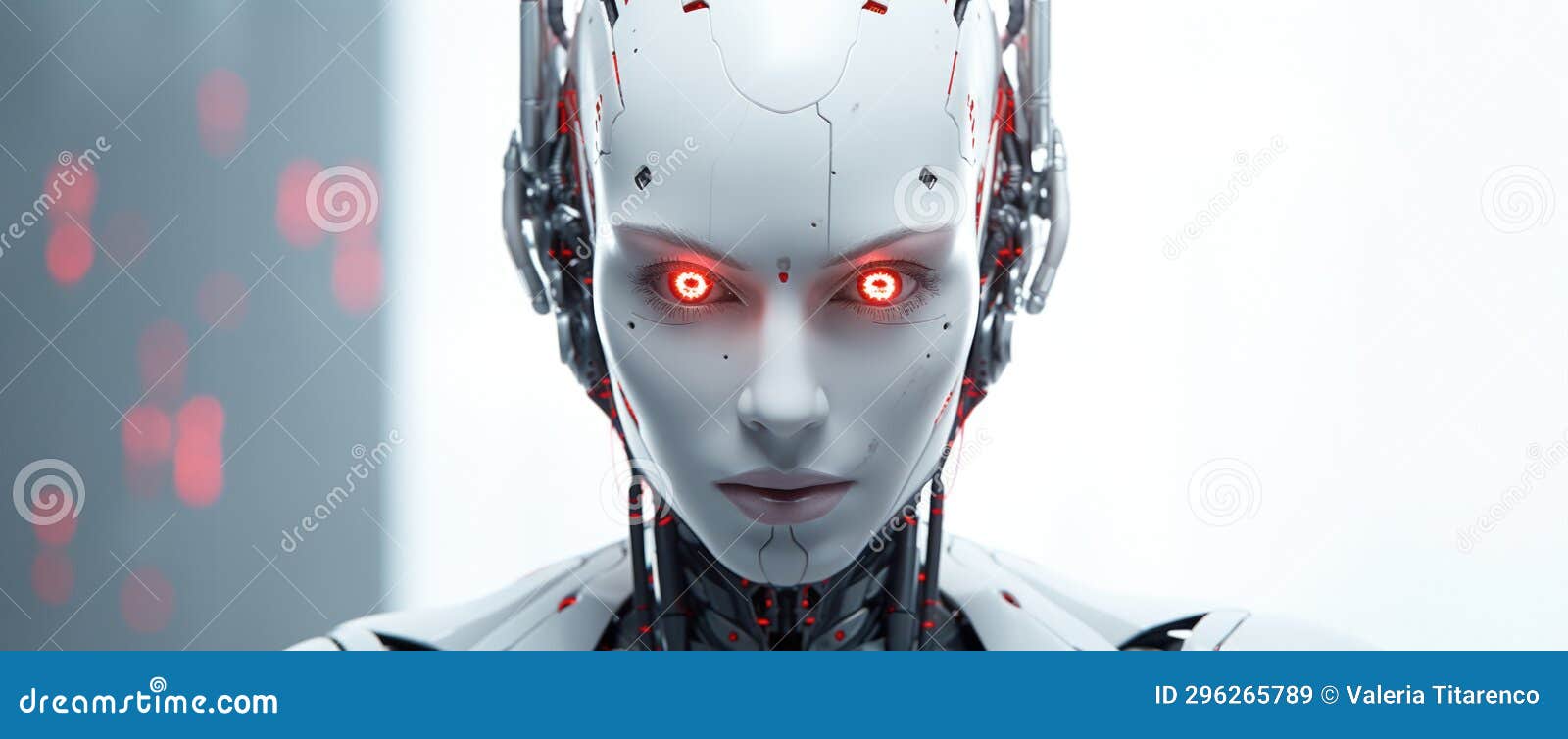 A Humanoid Robot Designed for Destruction Stock Image - Image of ...