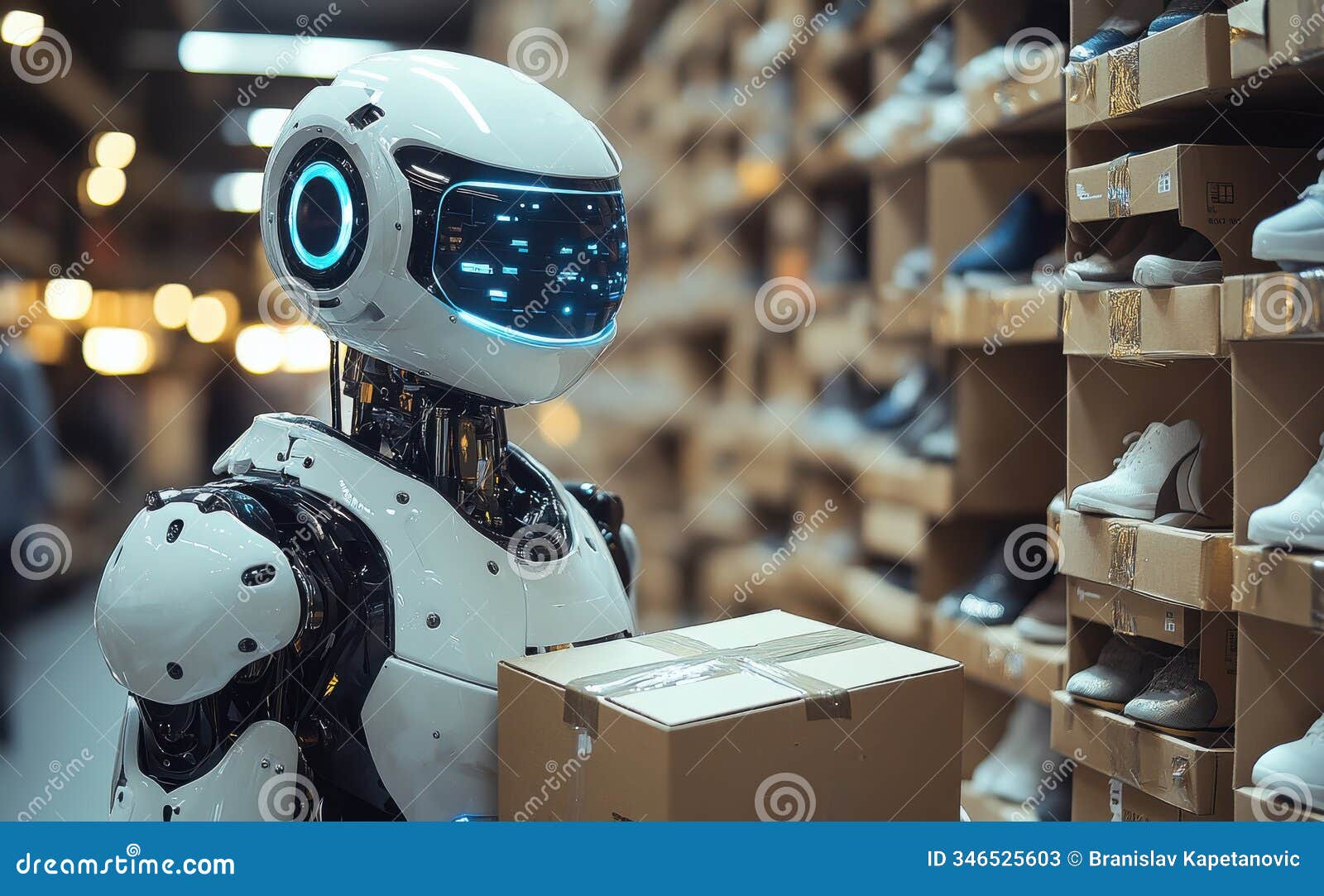Humanoid Robot Efficiently Managing Boxes in a Modern Warehouse Setting ...