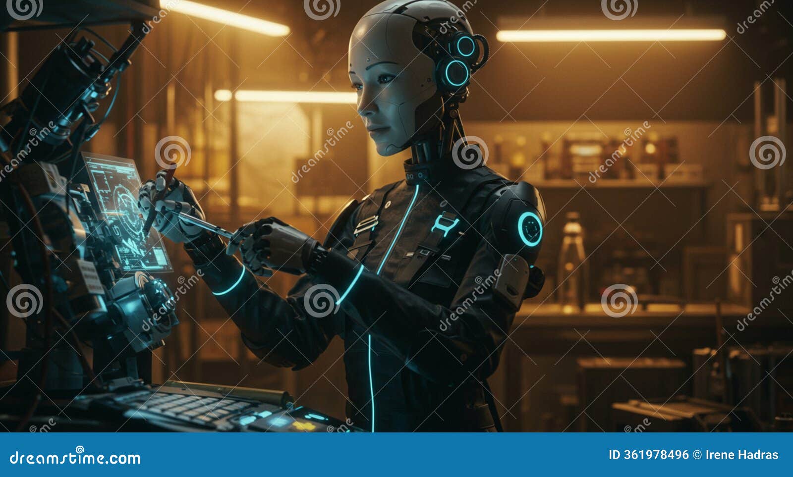 A Detailed Technical Sketch Of A Deep-sea Submersible Design On A ...