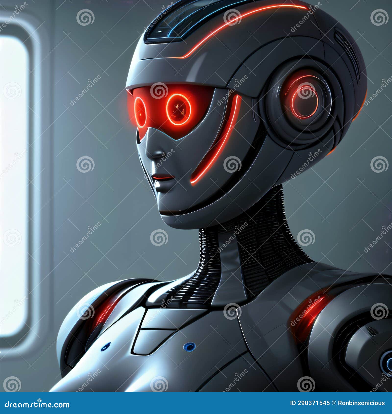 Humanoid Robot. Extremely Detailed and Realistic High Resolution ...