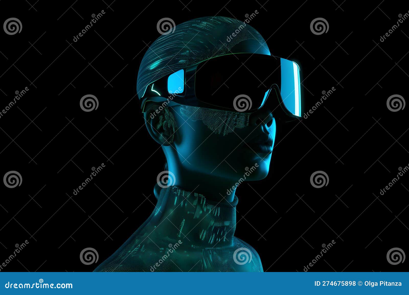 Humanoid Robot Head with Internal Cyber Mechanical Artificial Brain ...