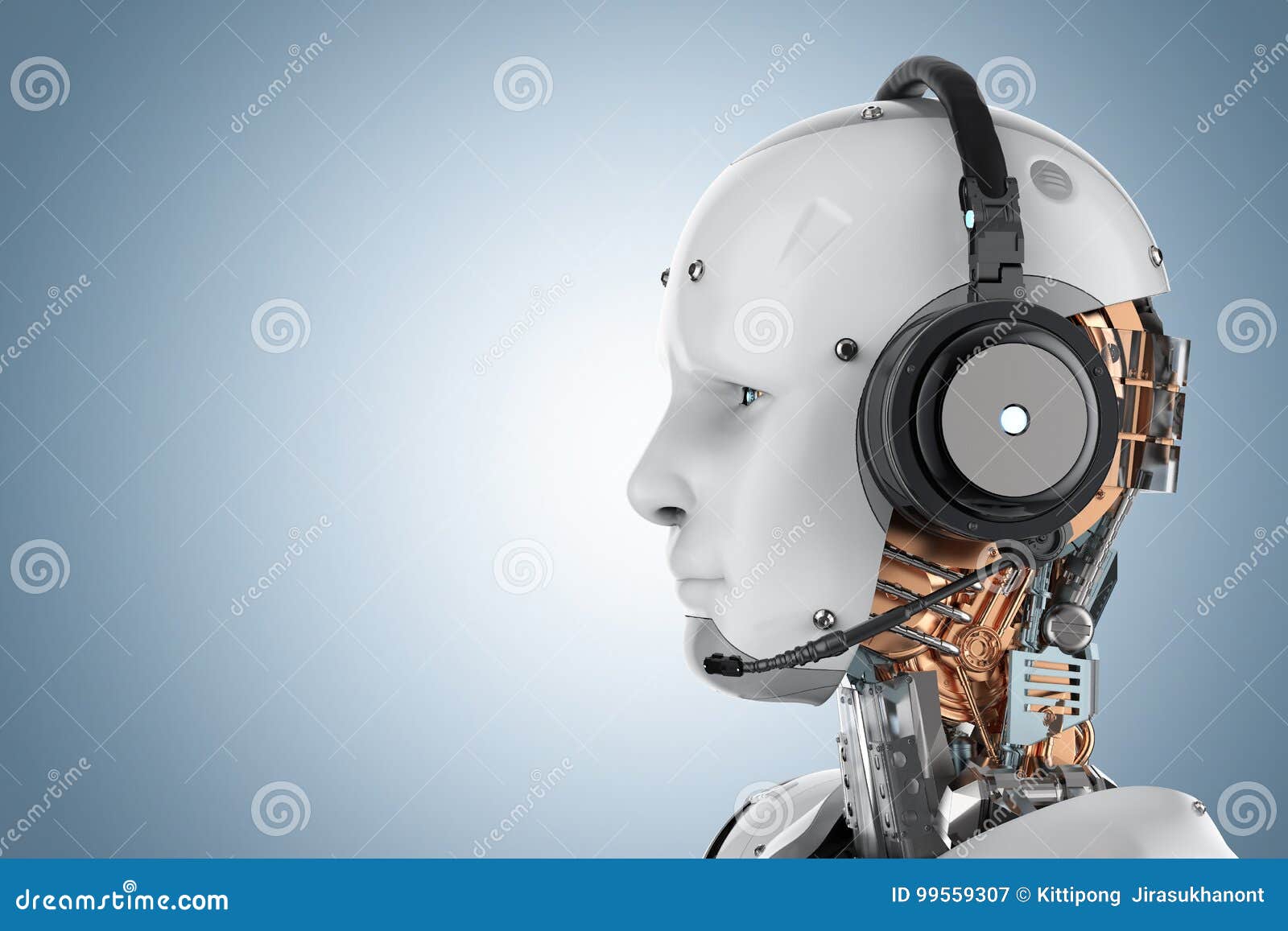 Humanoid Robot Justitia Stock Photography | CartoonDealer.com #130597322