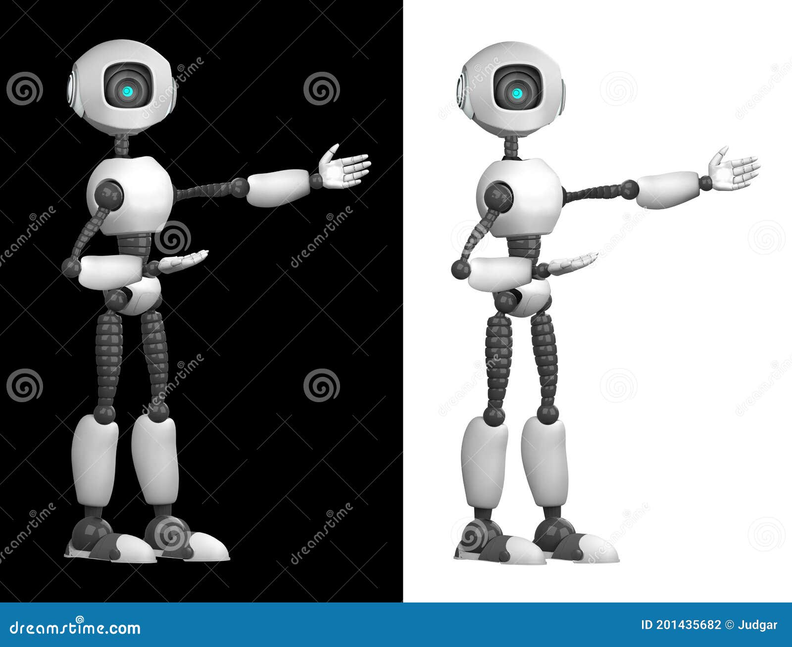 Concept Of Robotics. Man Coding And Set Robot Using Remote Control. AI ...