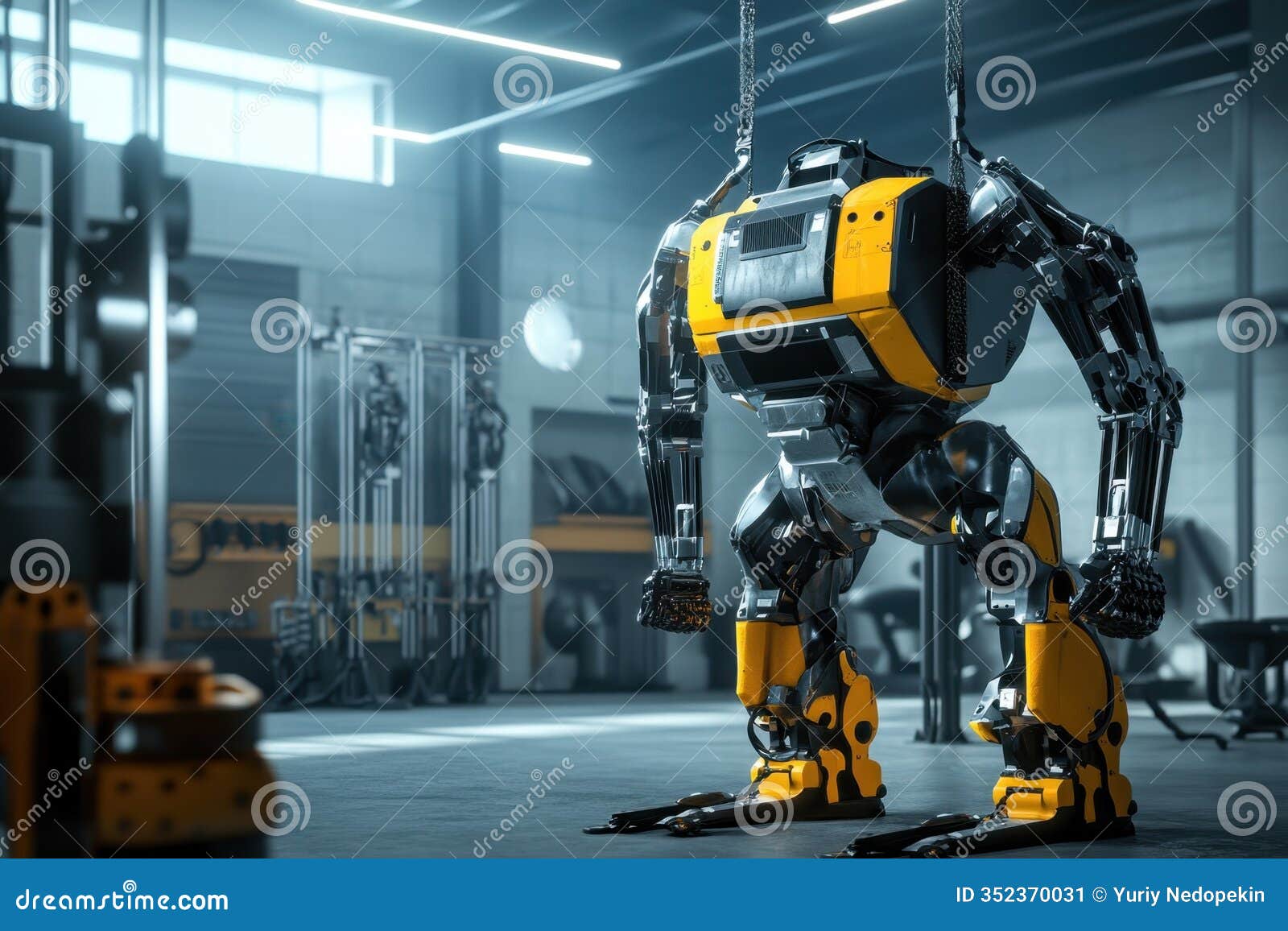 Robotics Training in a Modern Gym Showcases Innovative Design and ...