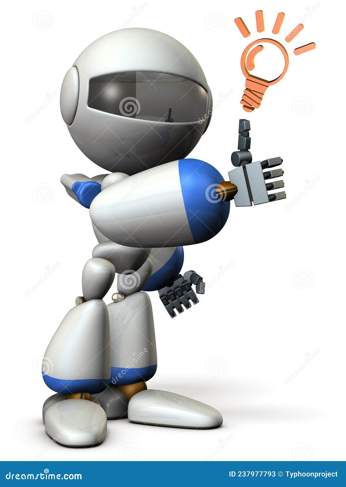 A Humanoid Robot that Thumbs Up. he Came Up with the Idea of Problem ...