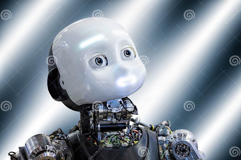 Humanoid Robot Torso And Head Stock Image Image Of Interfaces