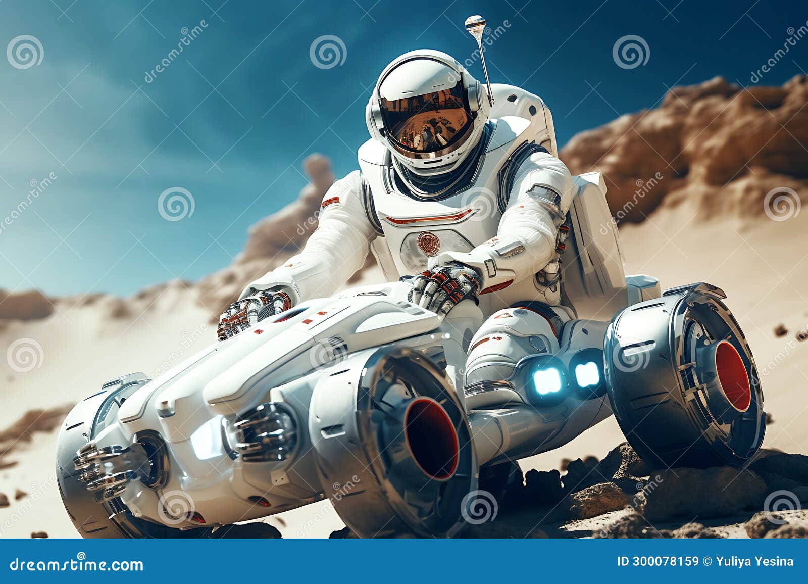 A Humanoid Robot on Wheels Explores the Surface of an Unknown Planet ...