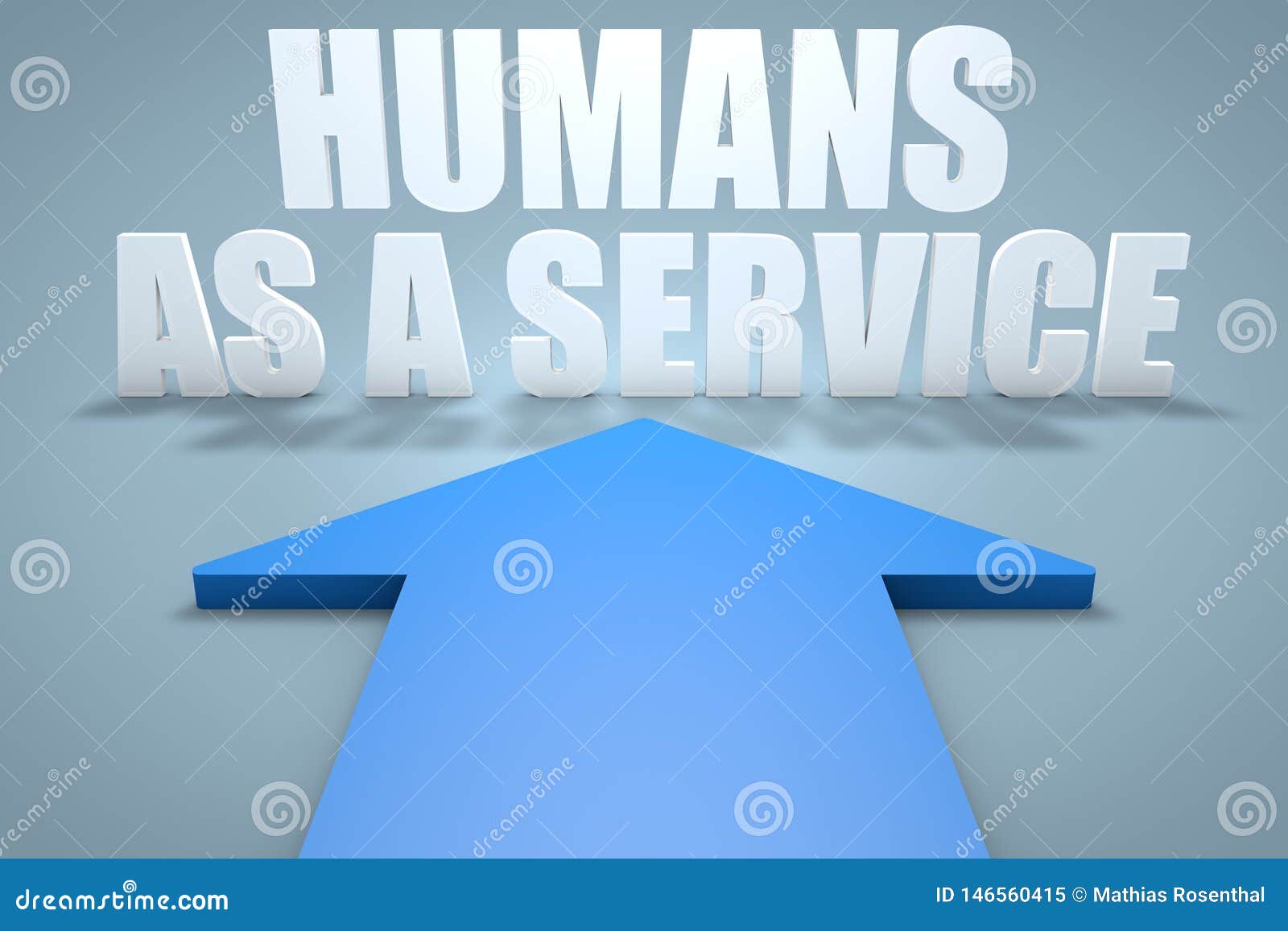 Humans as a Service stock illustration. Illustration of success - 146560415