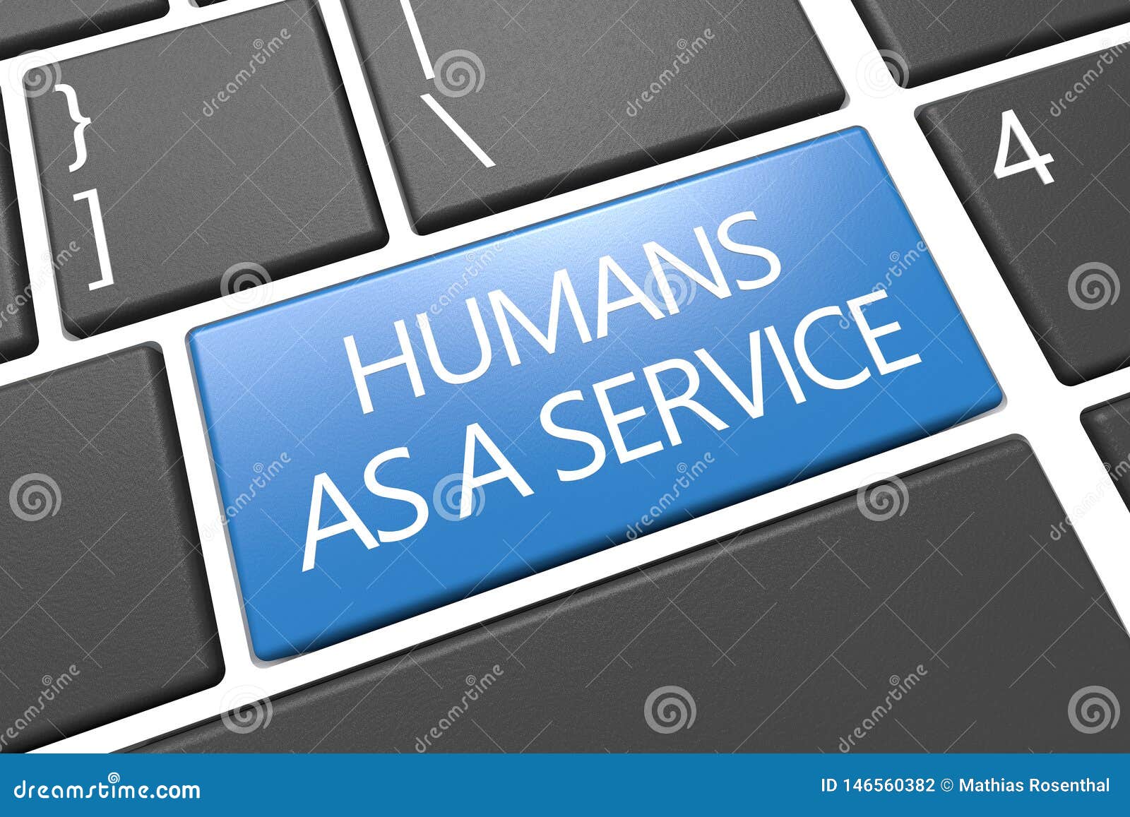 Humans as a Service stock illustration. Illustration of organization ...