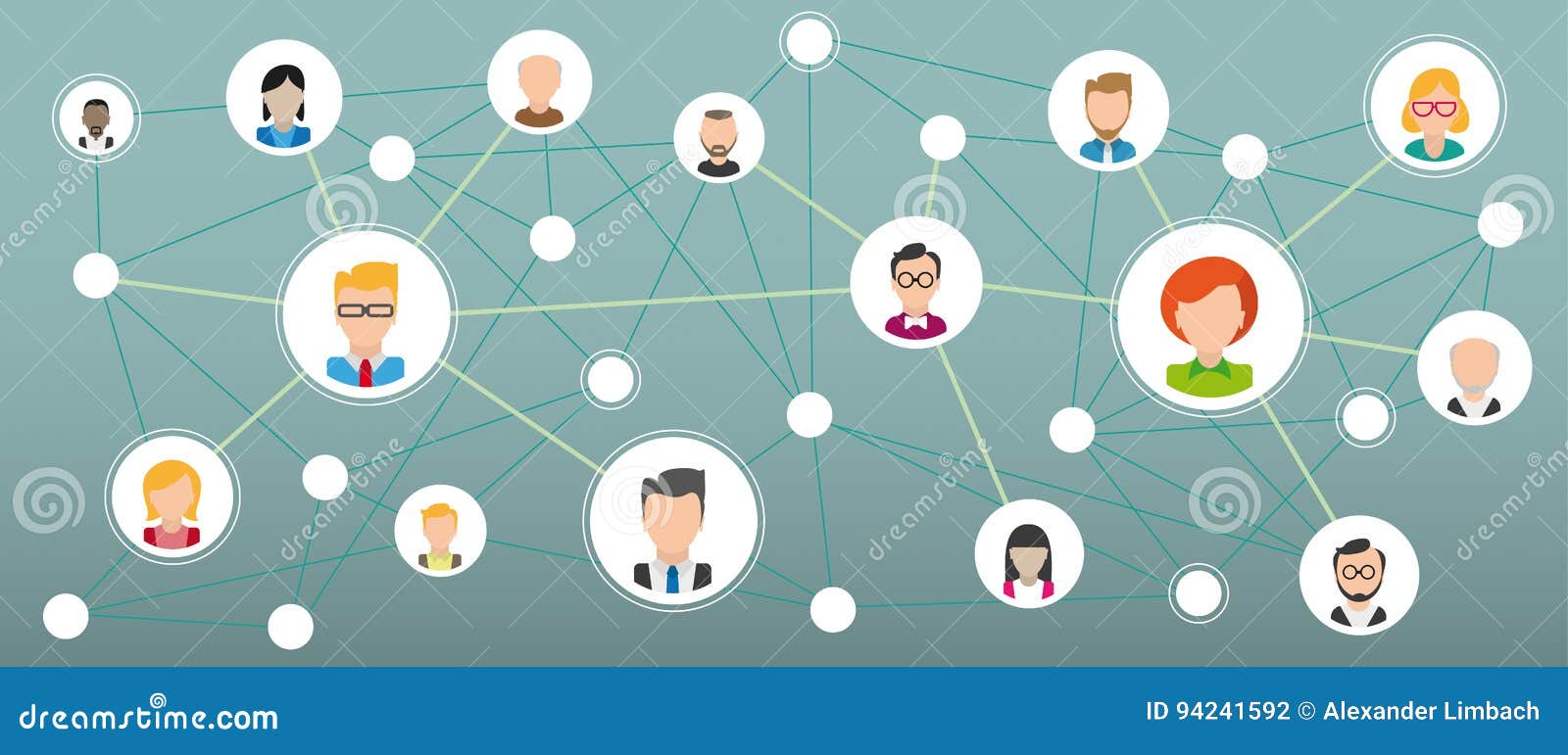 Humans Social Network stock illustration. Illustration of faces - 94241592