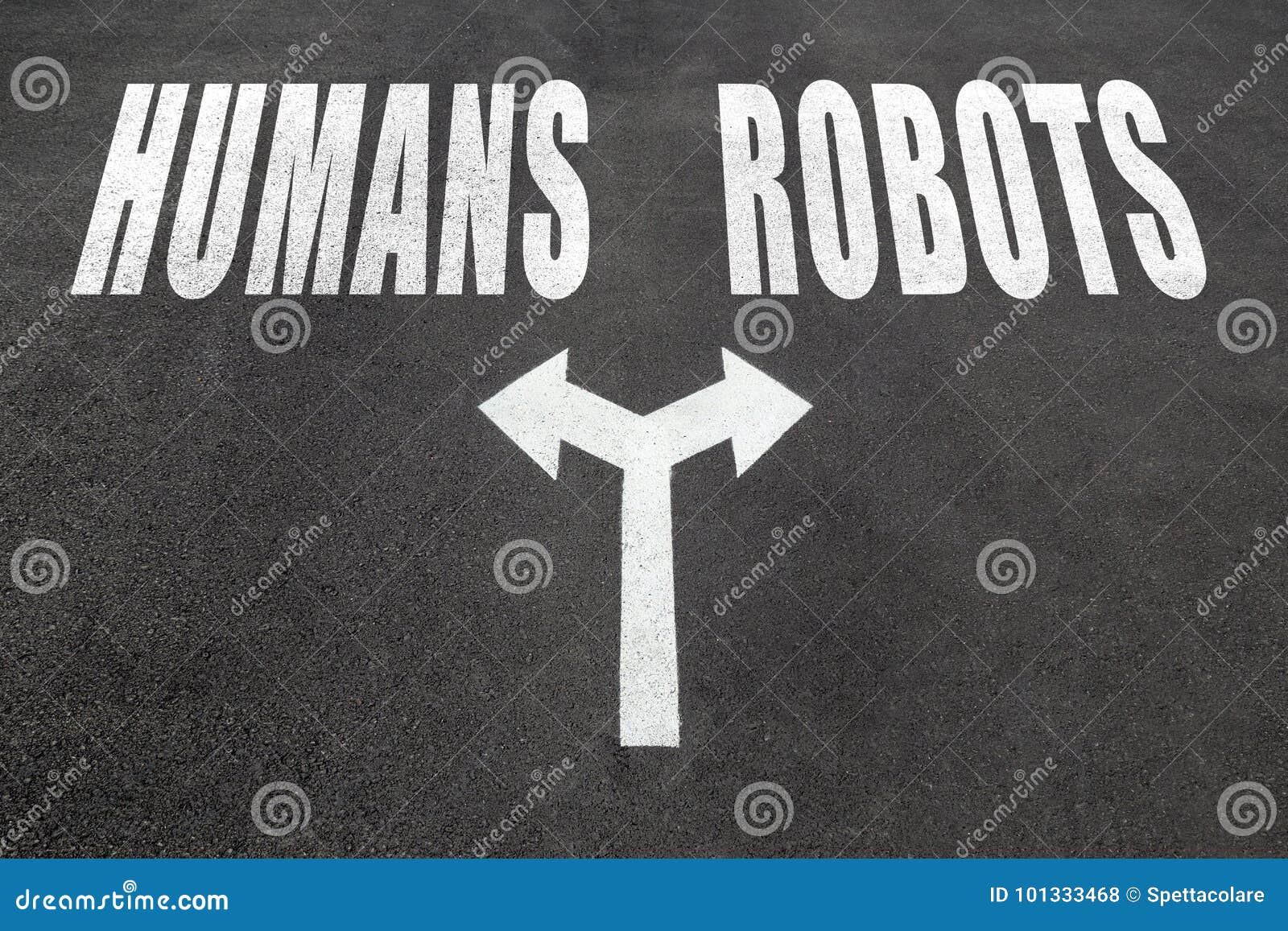 Humans Vs Robots Choice Concept Stock Photo - Image of score, concept ...
