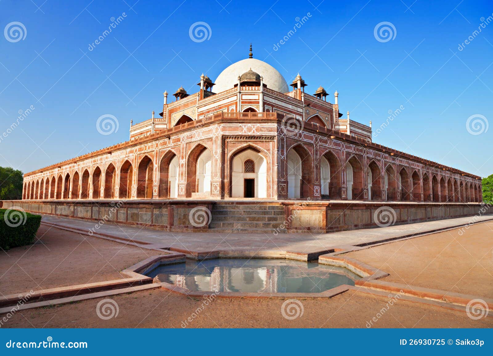 Humayun s Tomb stock image. Image of building, organization - 26930725