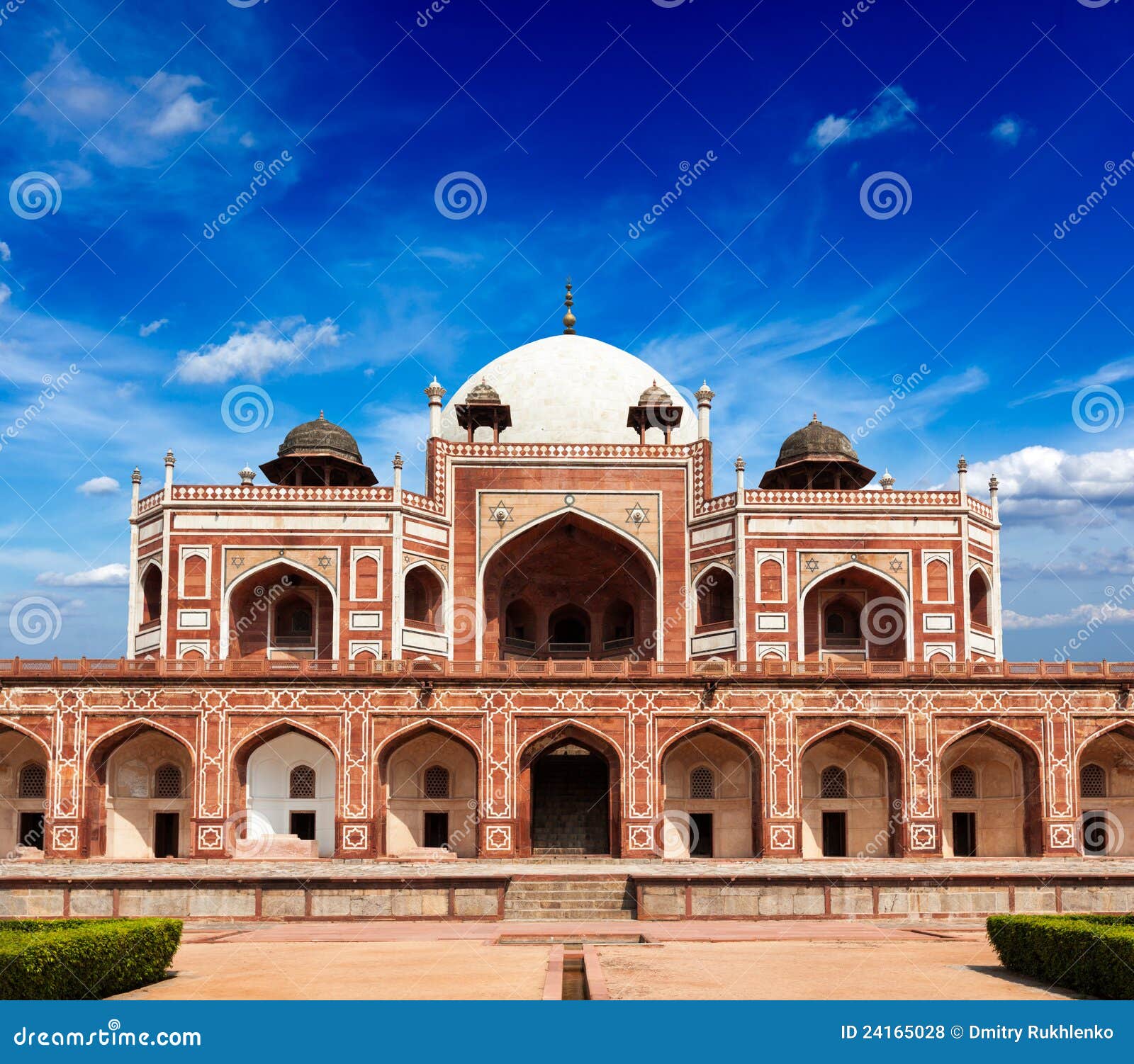 Humayun Tomb - Detail Of Architecture Stock Image | CartoonDealer.com ...