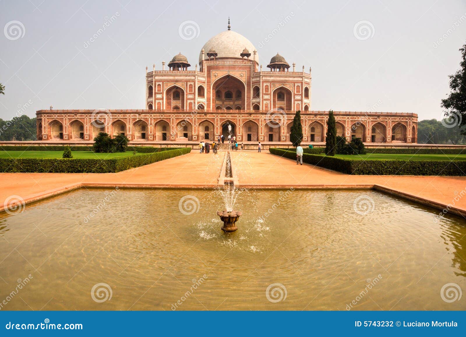 Humayun Tomb, India. stock photo. Image of architect, marble - 5743232