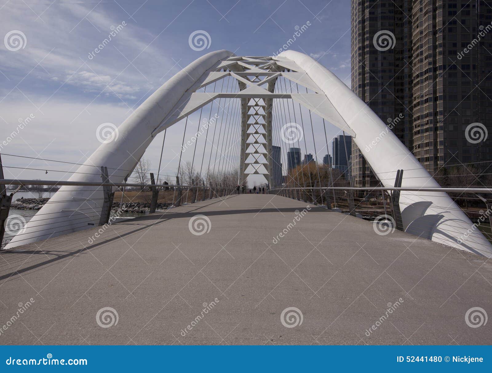 Humber bay bridge toronto stock photo. Image of steel - 52441480