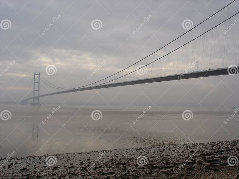 The Humber Bridge stock image. Image of bridge, dramatic - 79251