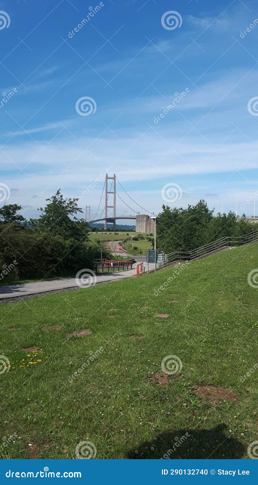 Humber Bridge view hull stock photo. Image of view, humber - 290132740