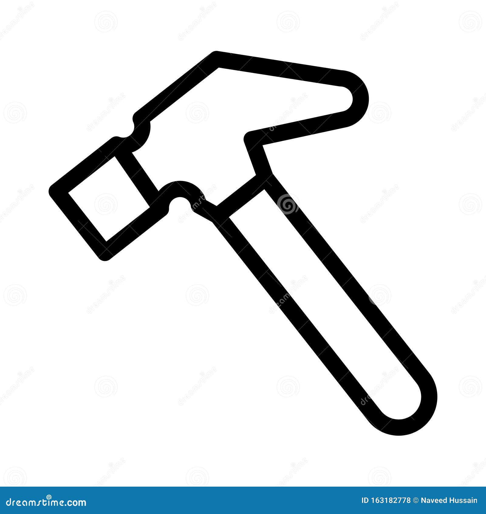 Humber Vector Thin Line Icon Stock Vector - Illustration of icon, tool ...