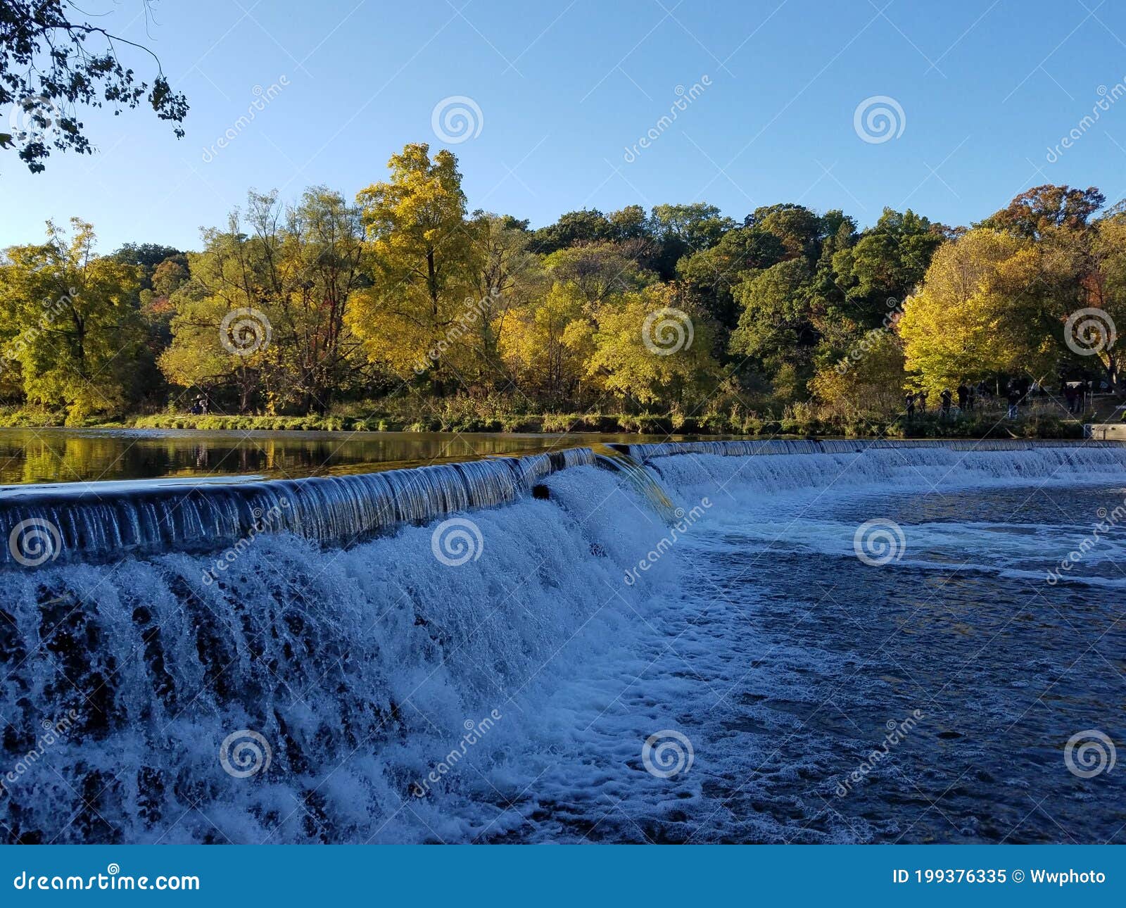 Humber river in spring stock image. Image of toronto - 199376335