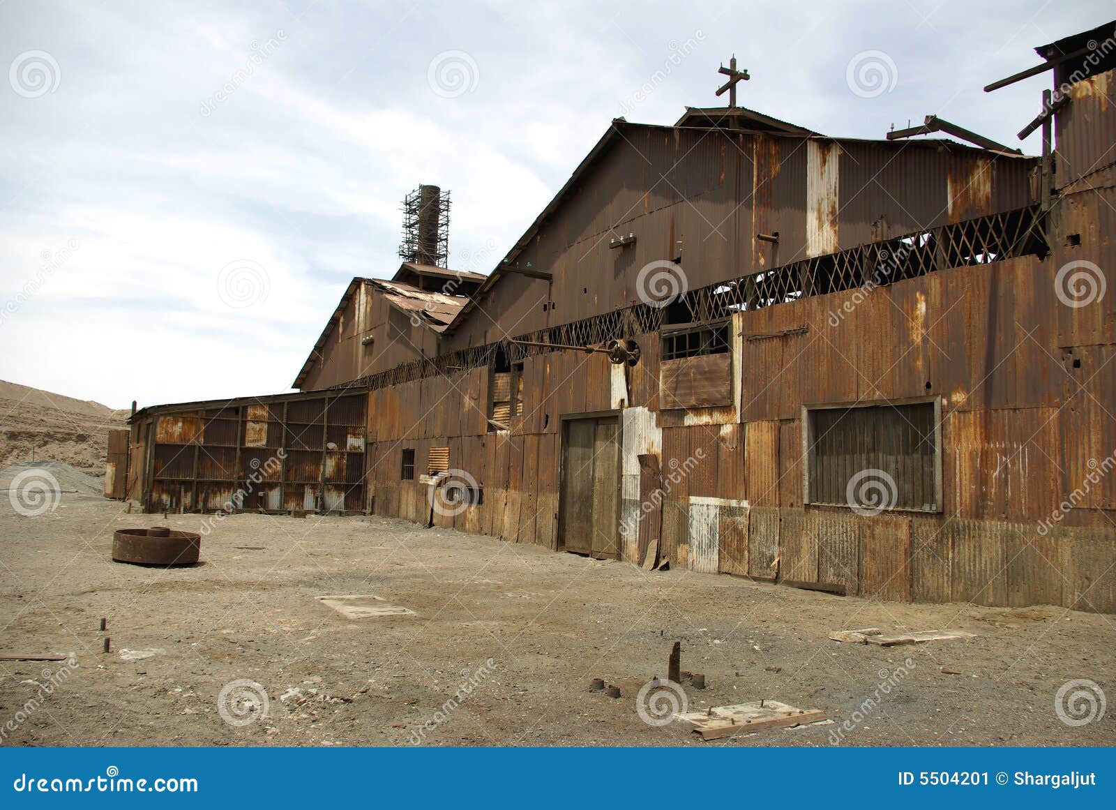 Humberstone - Ghost Town in Chile Stock Image - Image of historic ...