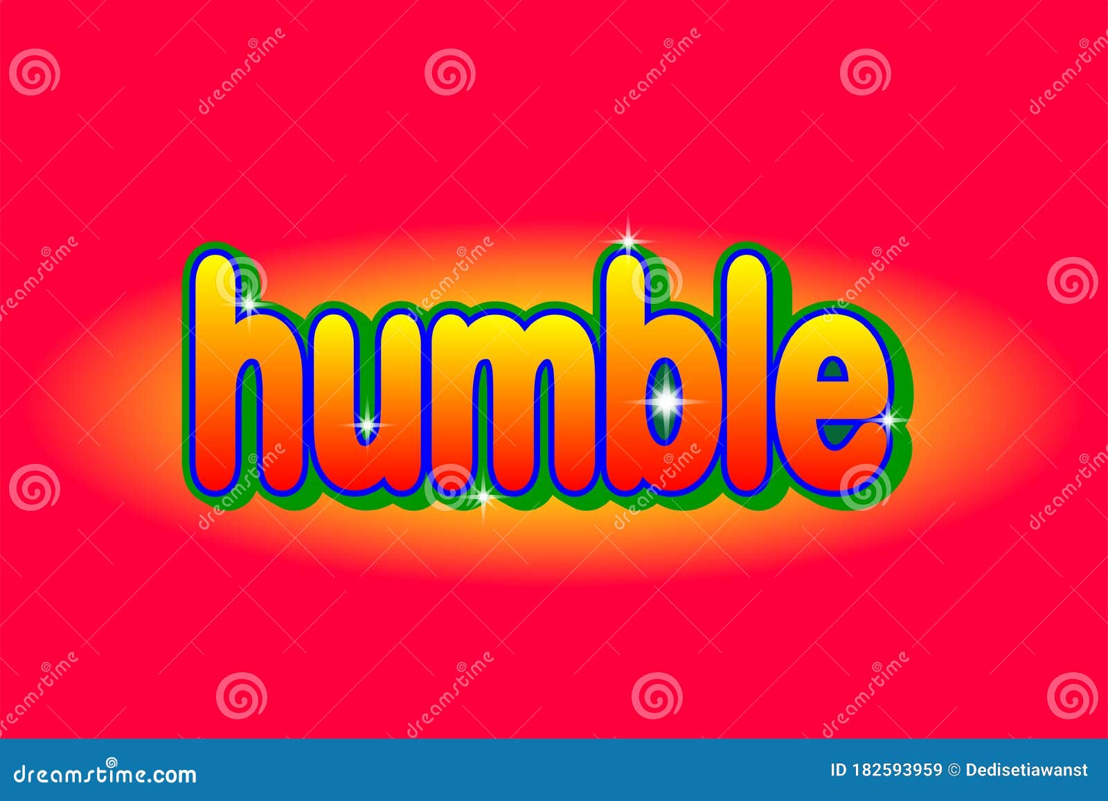 Humble text style effect stock vector. Illustration of hard - 182593959