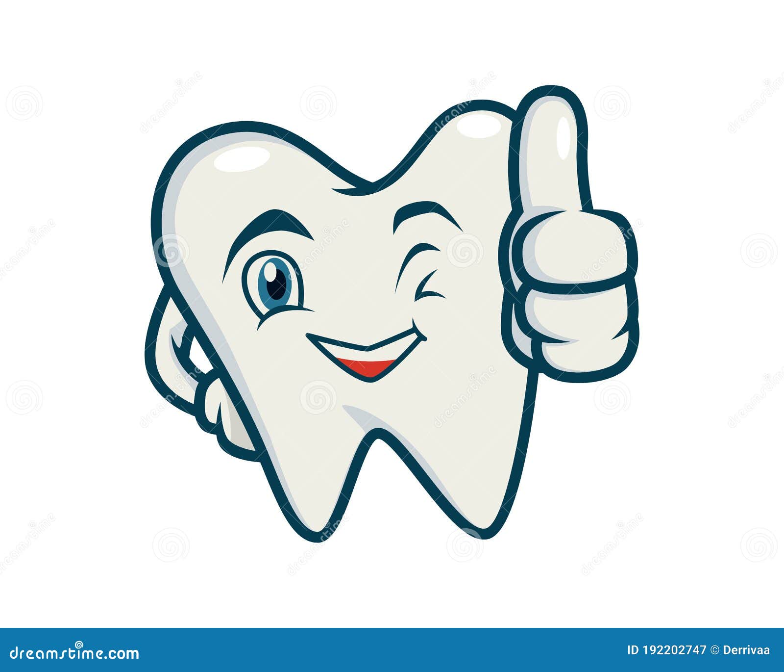 Humbly and Friendly Tooth Recommending Gesture Stock Vector ...