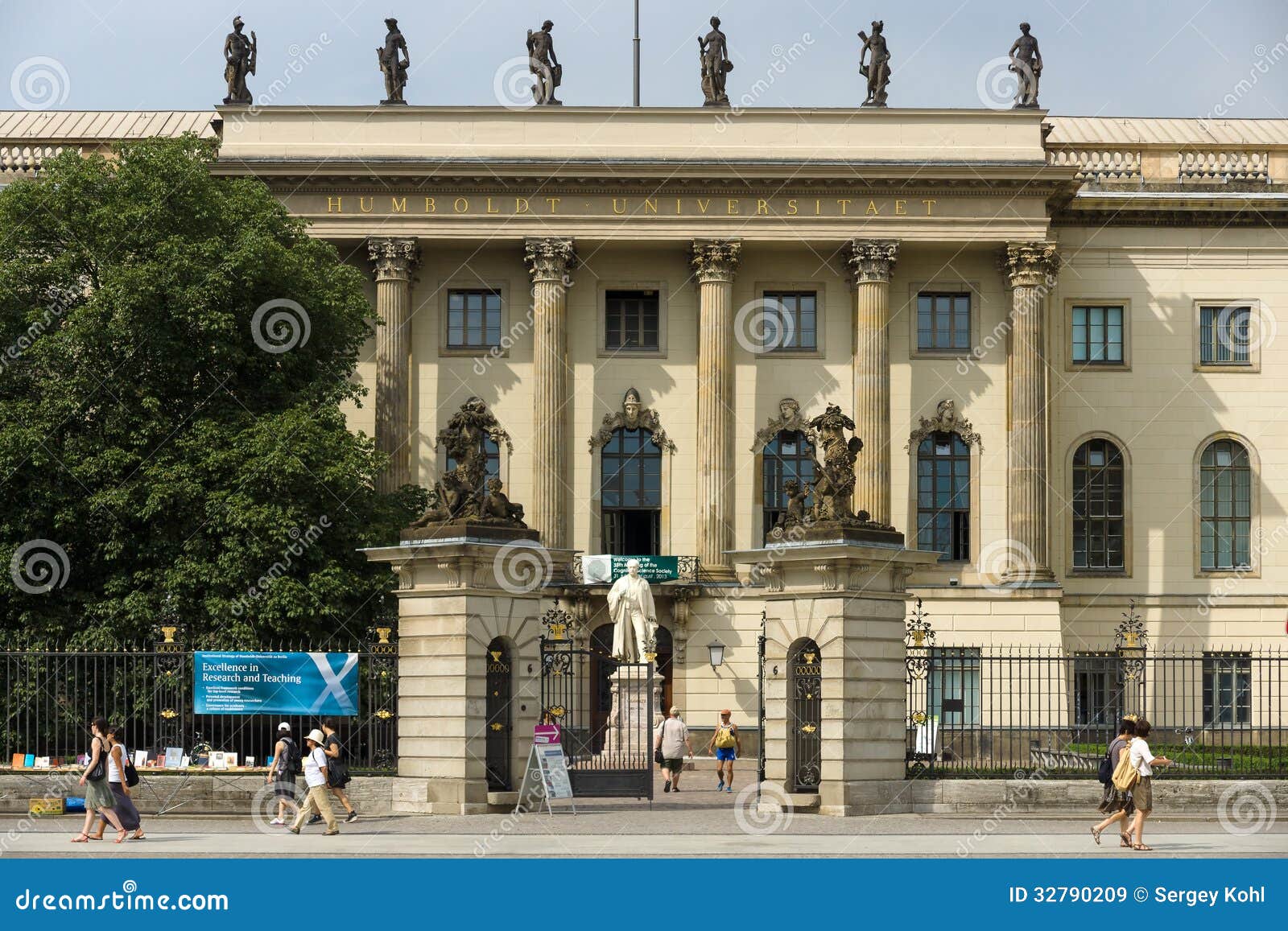 Humboldt University of Berlin Editorial Stock Image - Image of german ...