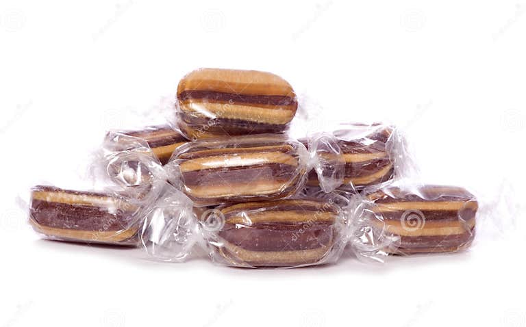 Humbug Sweets in Wrapper Cutout Stock Image - Image of mints ...