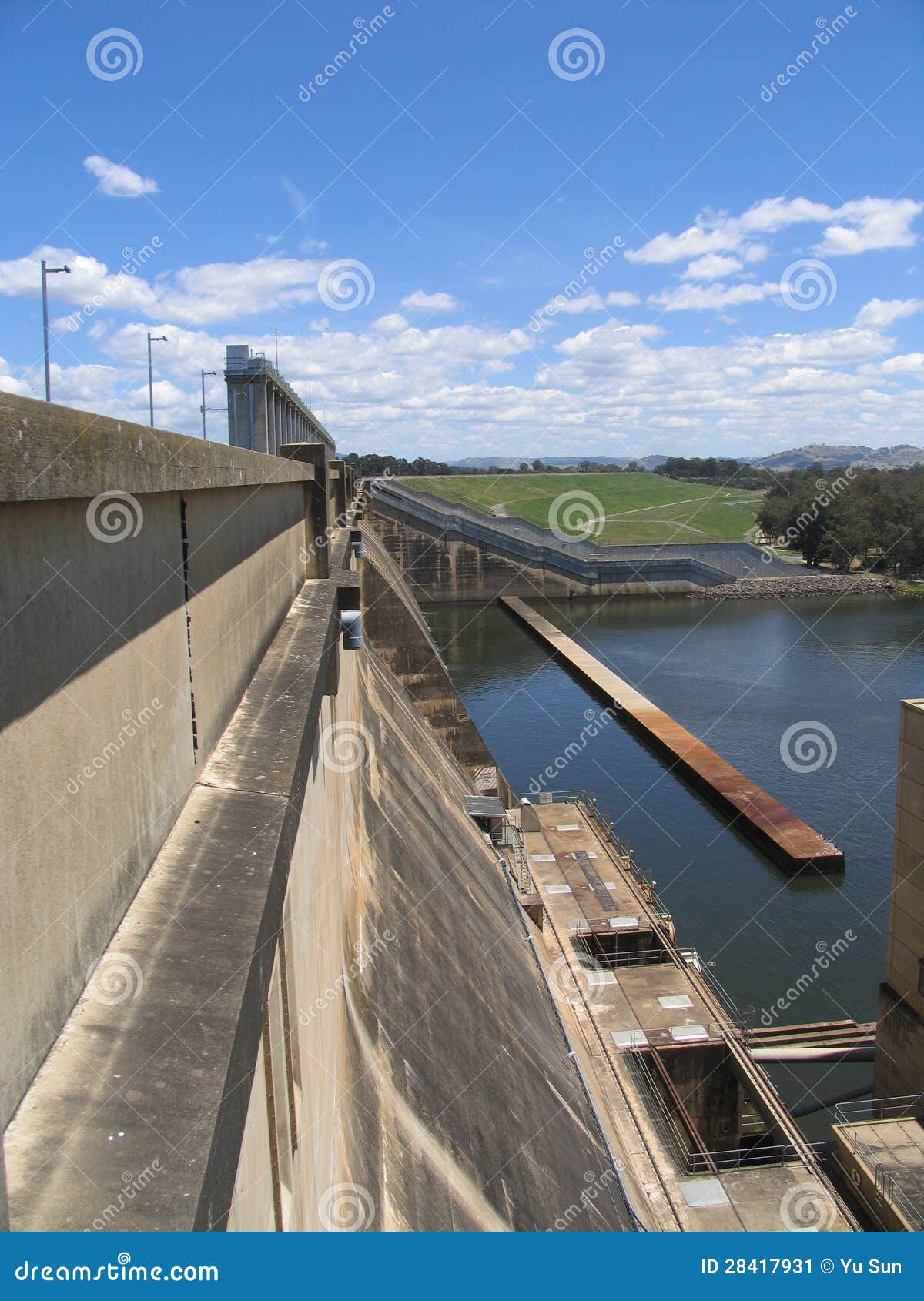Hume dam stock image. Image of murray, state, hume, modern - 28417931