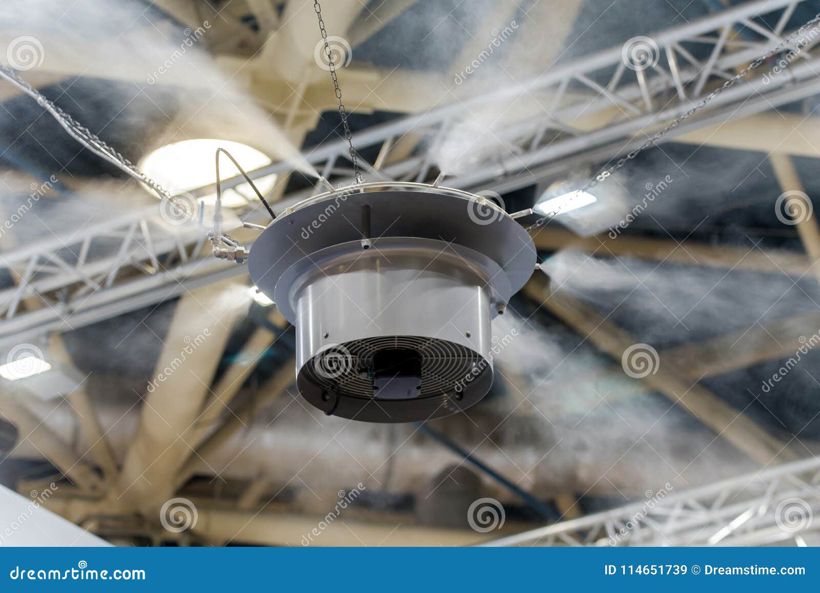 Humidification and Evaporative Cooling System Stock Image - Image of ...