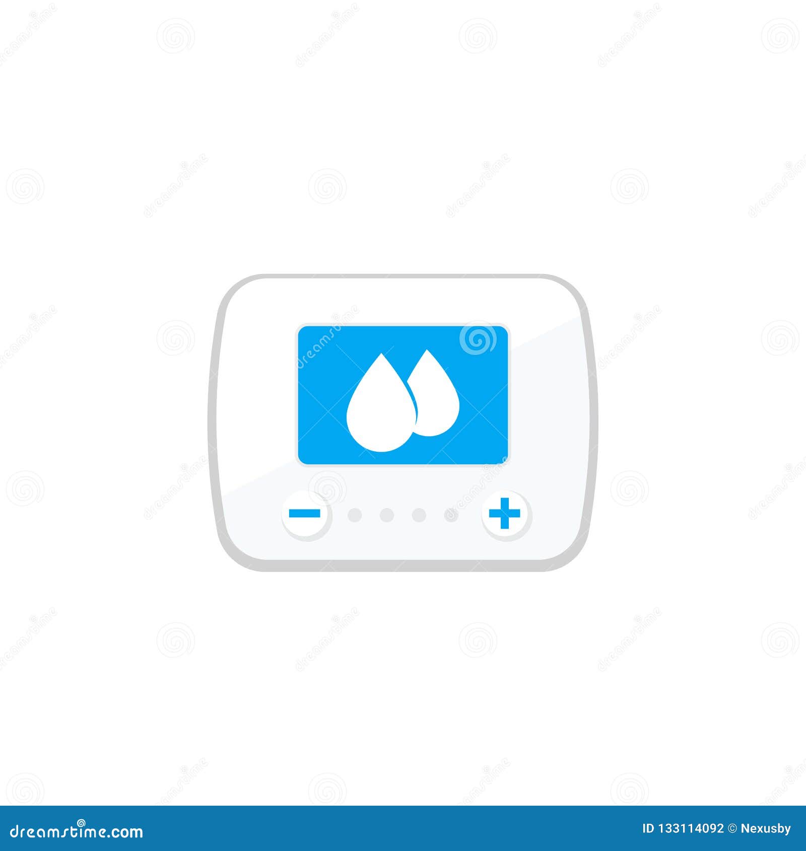 Humidity Control Hand Drawn Outline Doodle Icon. Vector Illustration ...
