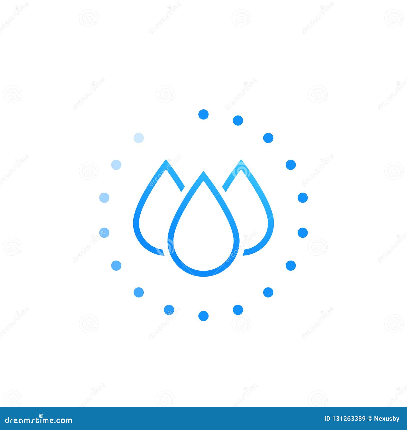 Humidity control vector stock vector. Illustration of blue - 131263389