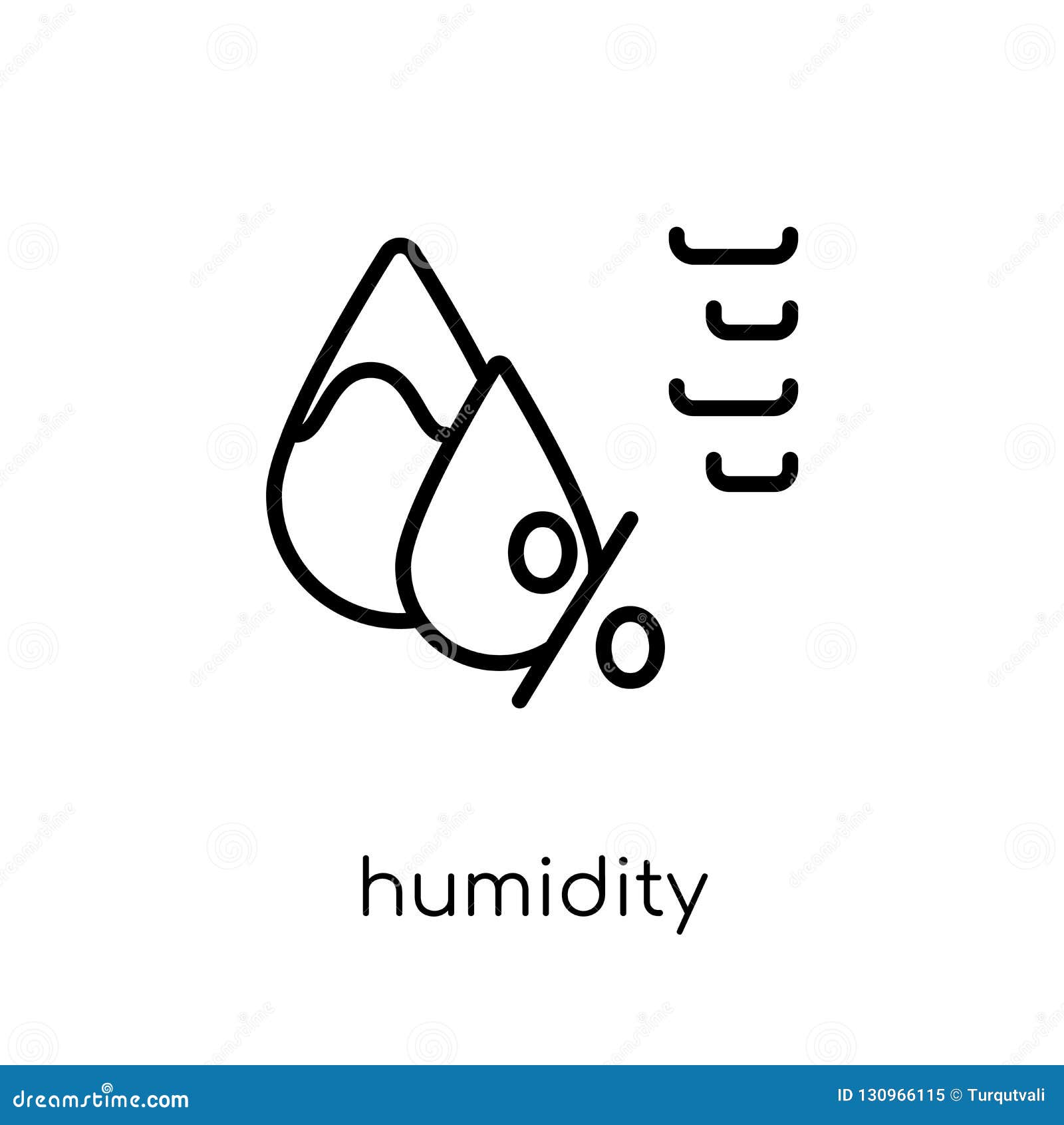 Humidity Icon from Collection. Stock Vector - Illustration of vector ...