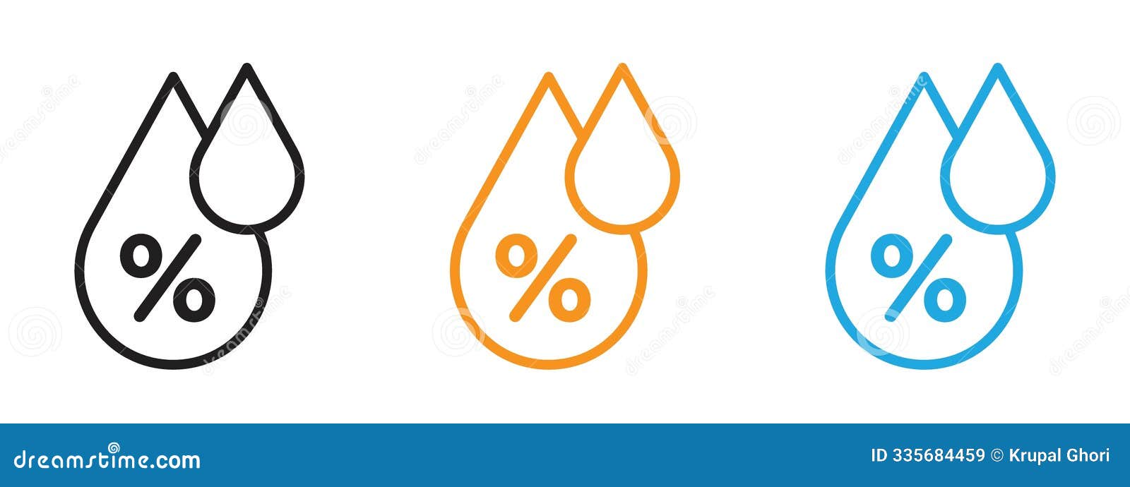 Humidity Icon Cartoon Vector | CartoonDealer.com #254018897