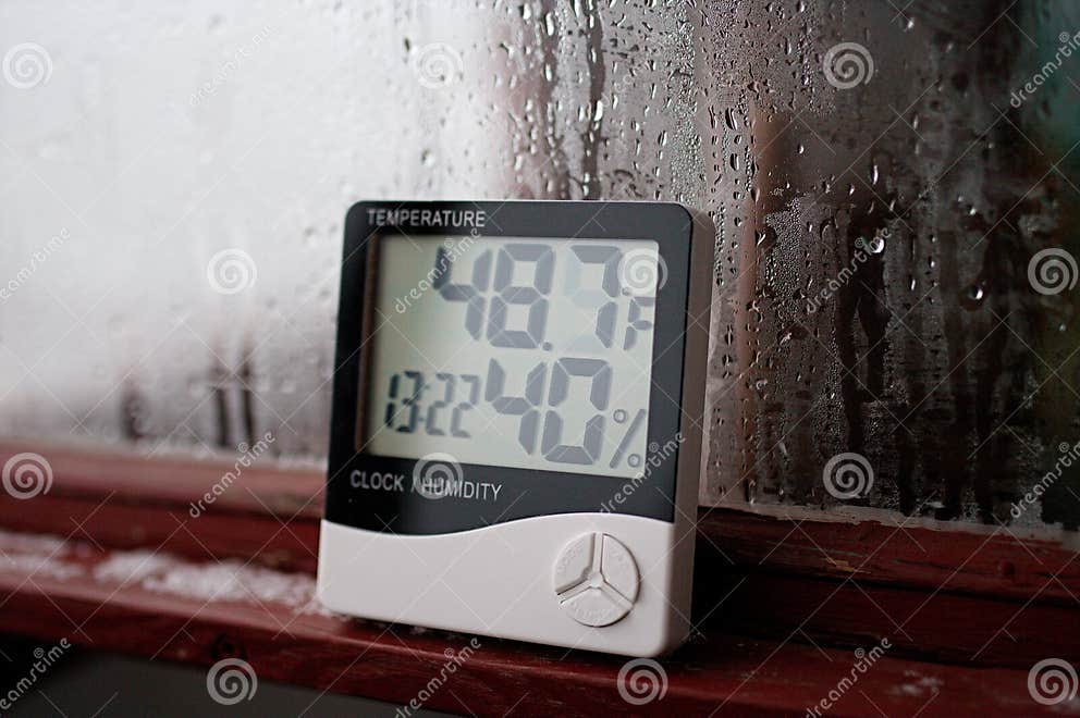 Humidity Indicator is Indicated on the Hygrometer of the Device. an ...