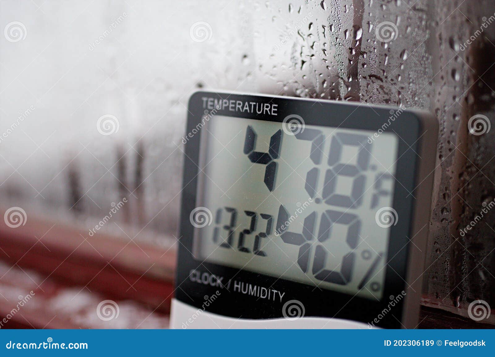 Humidity Indicator is Indicated on the Hygrometer of the Device. an ...