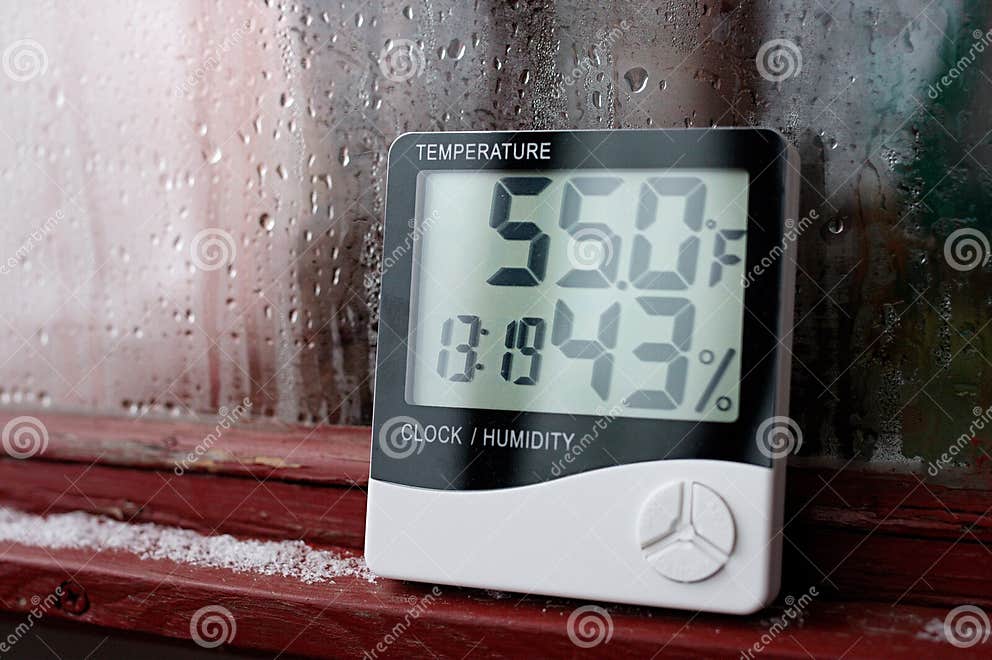 Humidity Indicator is Indicated on the Hygrometer of the Device. an ...