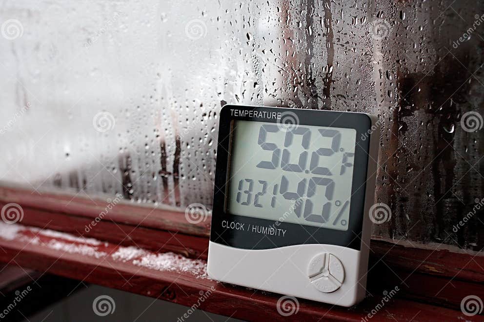 Humidity Indicator is Indicated on the Hygrometer of the Device. an ...