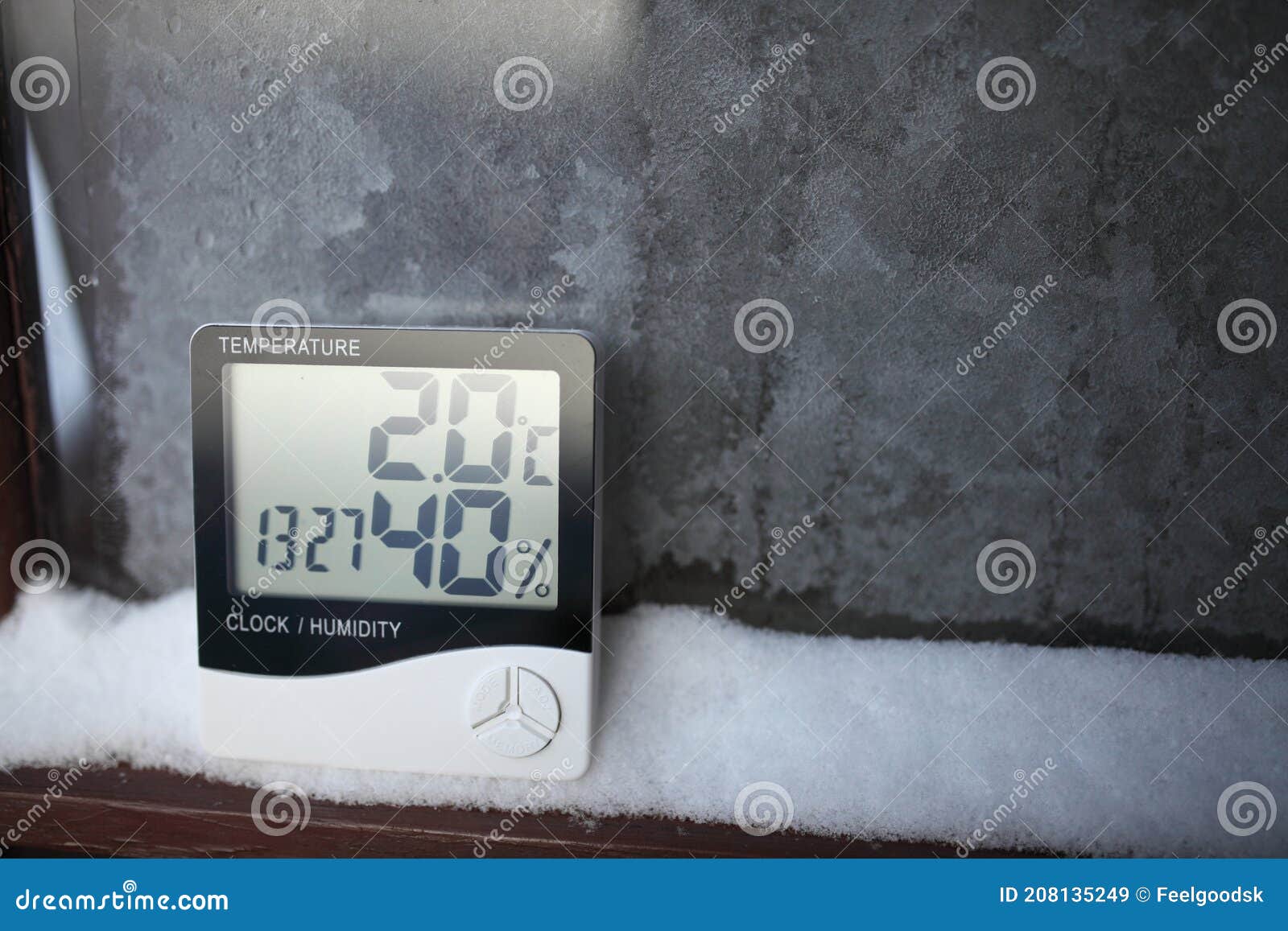 The Humidity Indicator is Indicated on a Hygrometer Installed on the ...