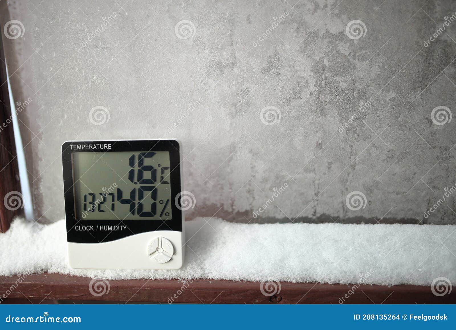 The Humidity Indicator is Indicated on a Hygrometer Installed on the ...