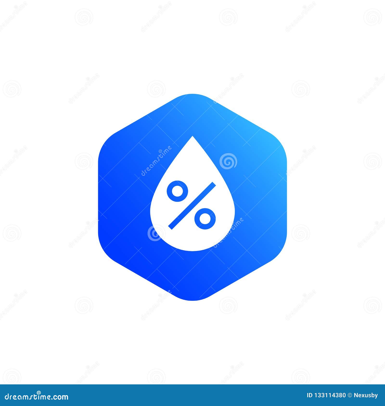 Humidity level vector icon stock vector. Illustration of hygrometer ...