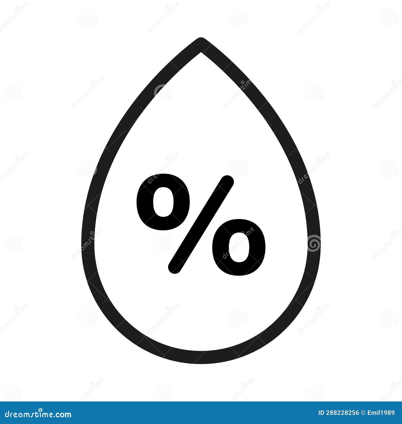 Humidity Meter. Measuring Dashboard With Arrow And Water Drops With ...