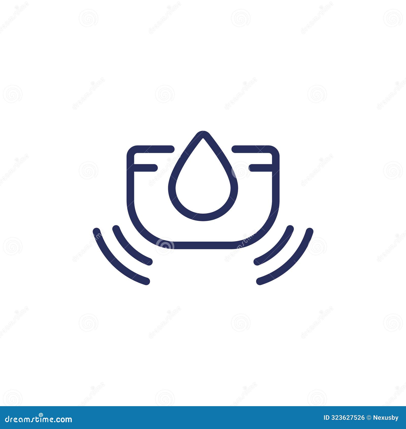 Humidity Sensor Icon. Simple Element From Sensors Icons Collection ...