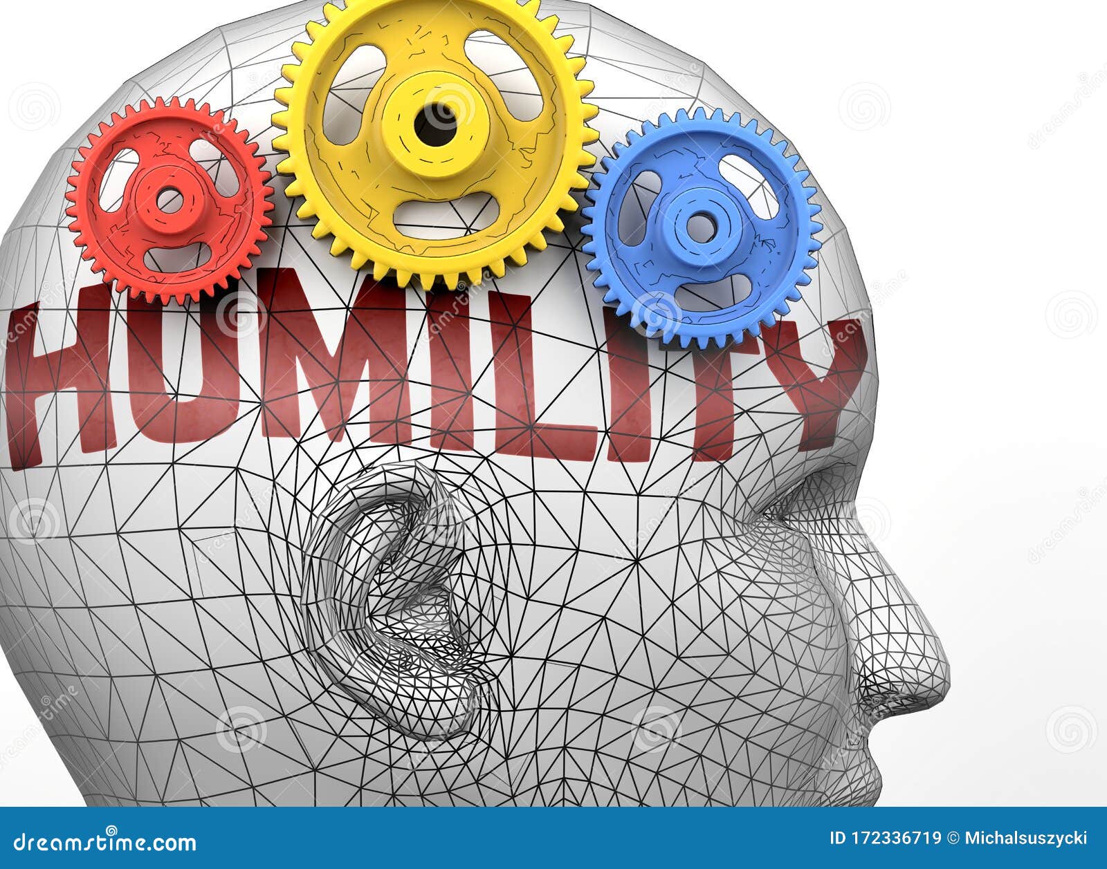 Humility and Human Mind - Pictured As Word Humility Inside a Head To ...