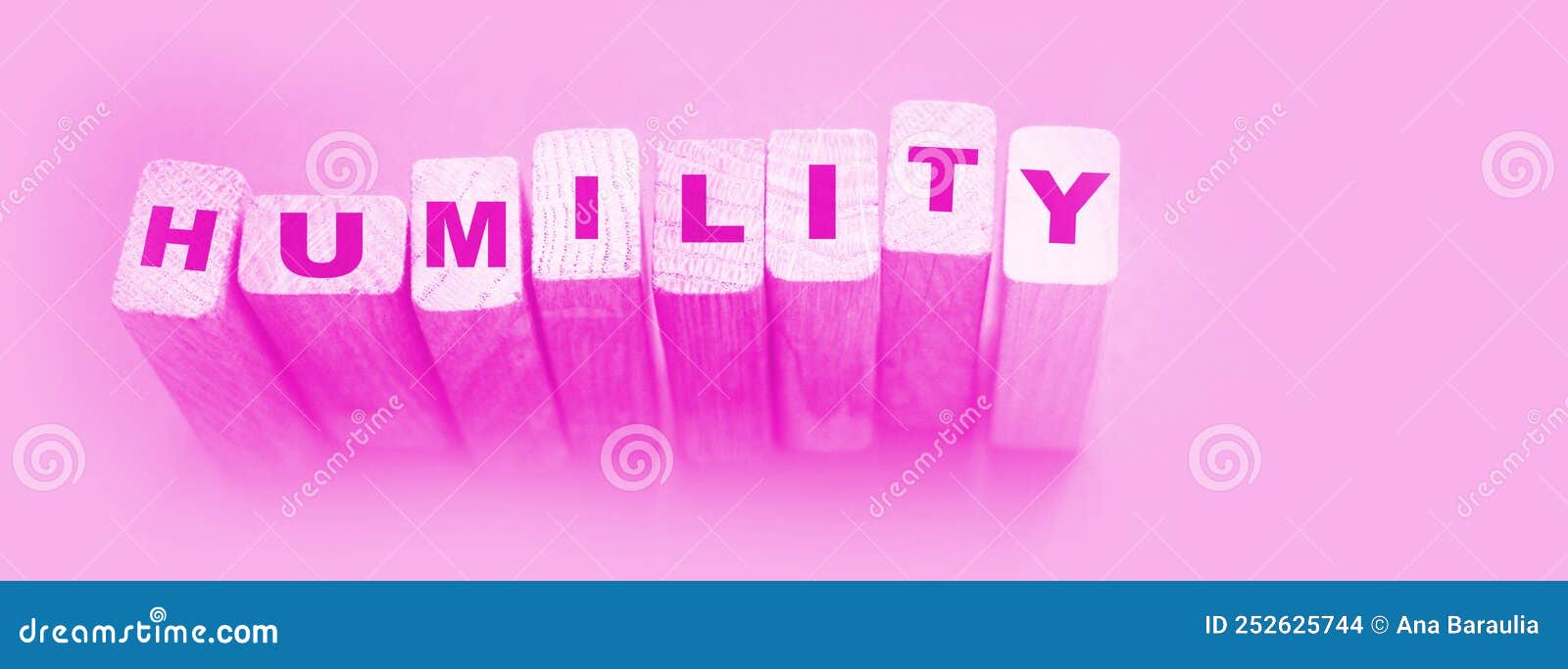 HUMILITY Word Made with Letters on Wooden Building Blocks Stock Photo ...