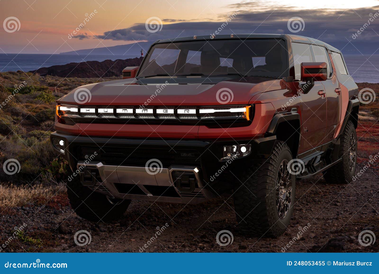 American Armored Vehicle HMMWV Humvee Renders Set From Different Angles ...