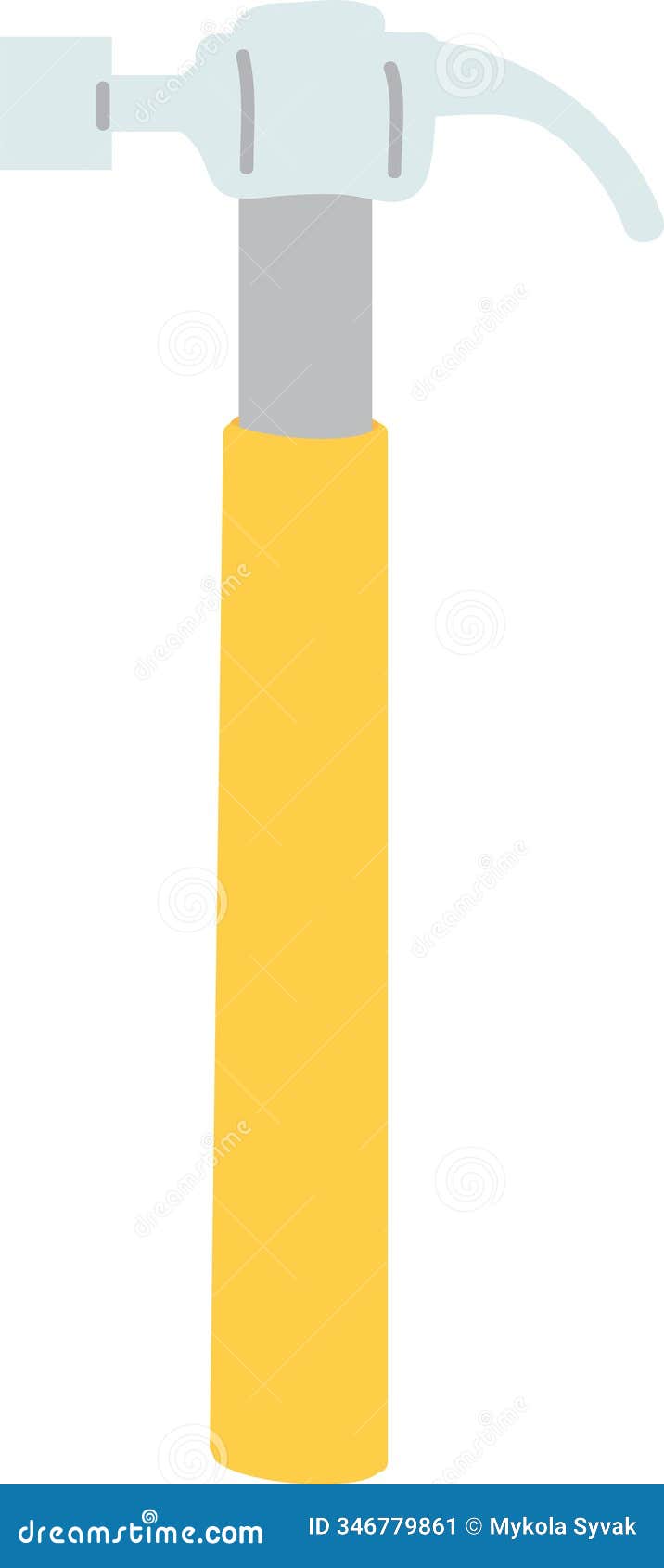 Hummer Hand Tool stock vector. Illustration of handle - 346779861