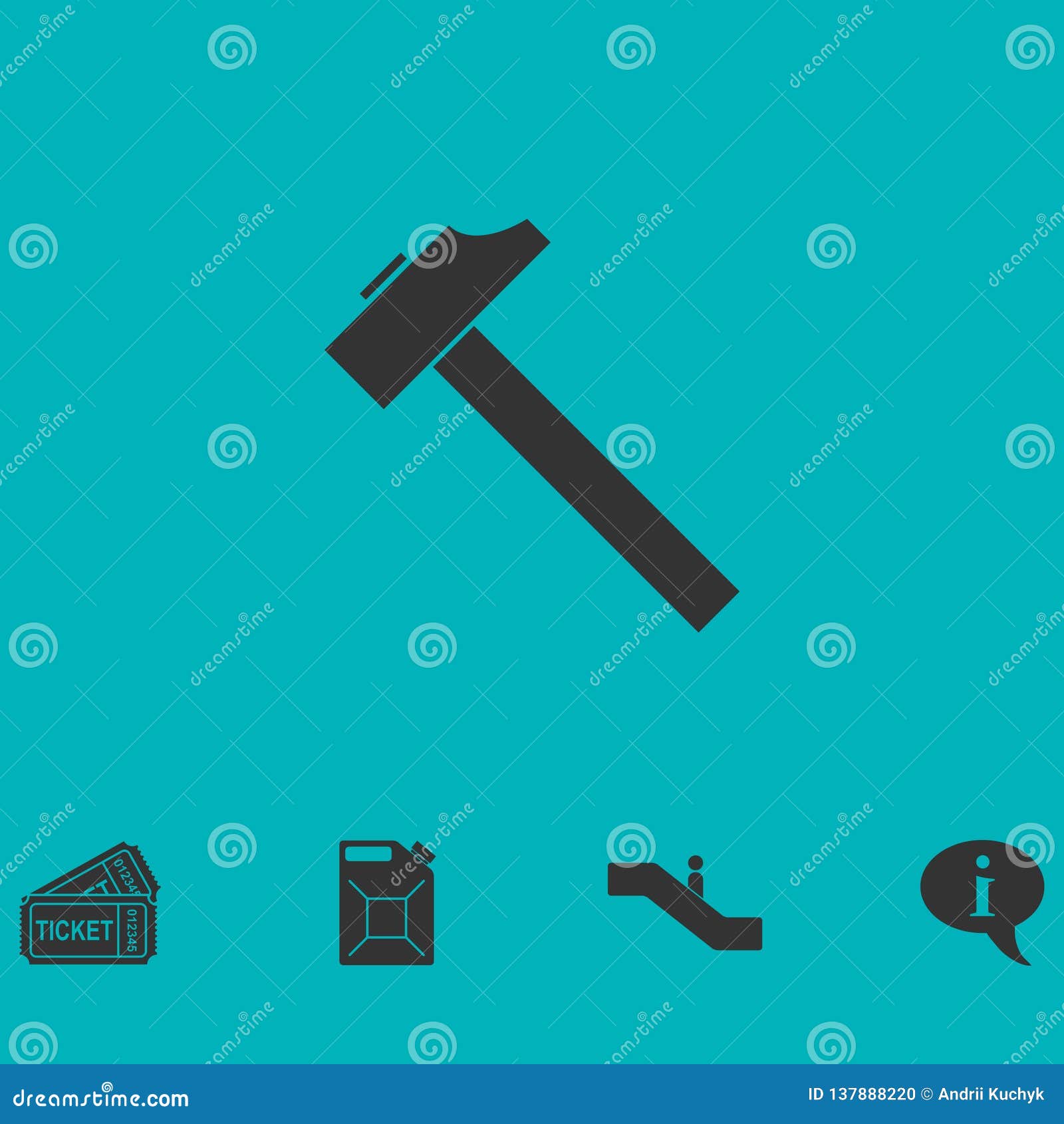 Hummer icon flat stock vector. Illustration of application - 137888220