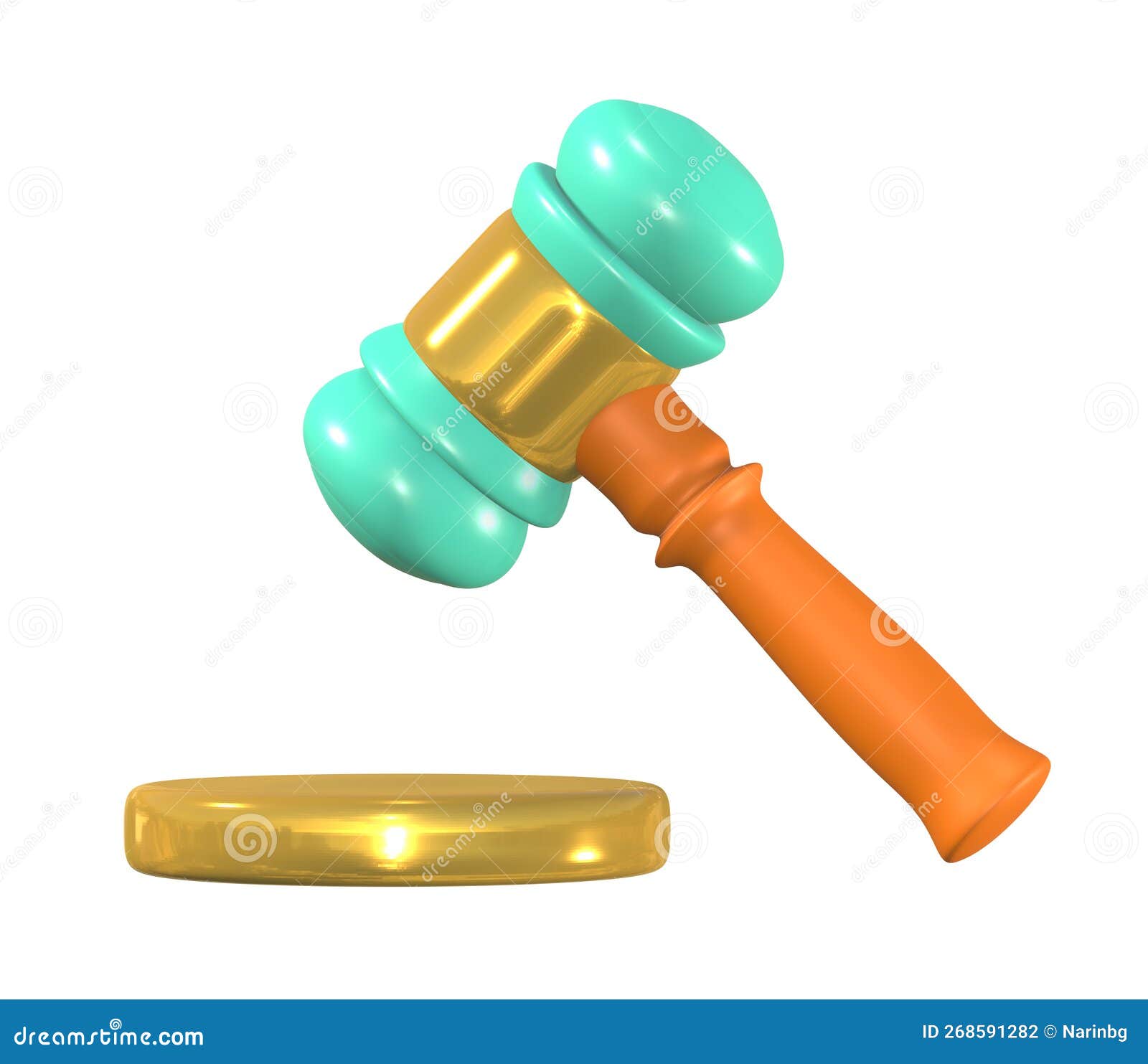 Hummer Judge 3d Icon Transparent Illustration Stock Photo ...