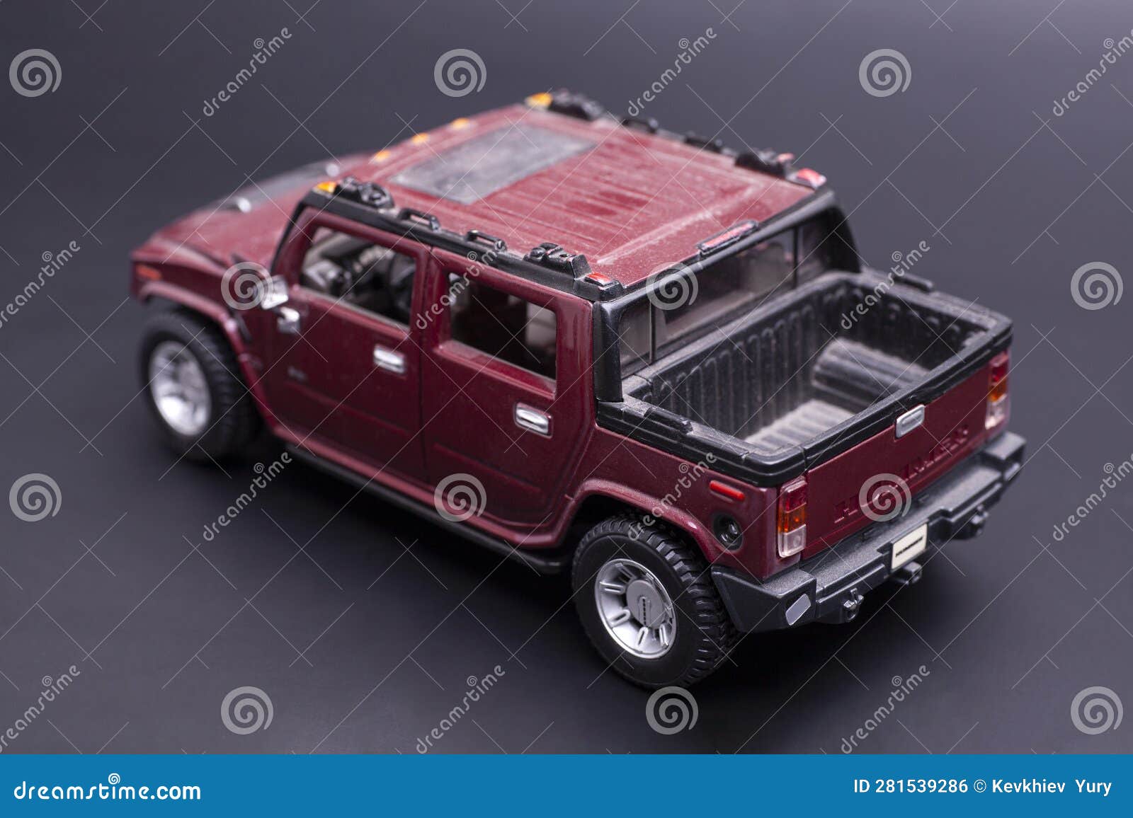 Hummer H2. Red Hummer Isolated On White. Big American Car Loaded With ...